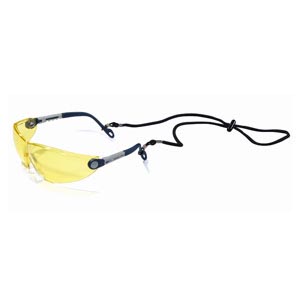 Multi™ Safety Spectacle - Adjustable Temples - Amber Lens - Spectacle Cord