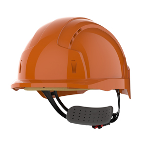 EVOLite® Safety Helmet - Micro Peak - Wheel Ratchet - Vented - Orange
