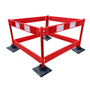 Champion™ Plus Folding Barrier System - Red - 1.5 metres