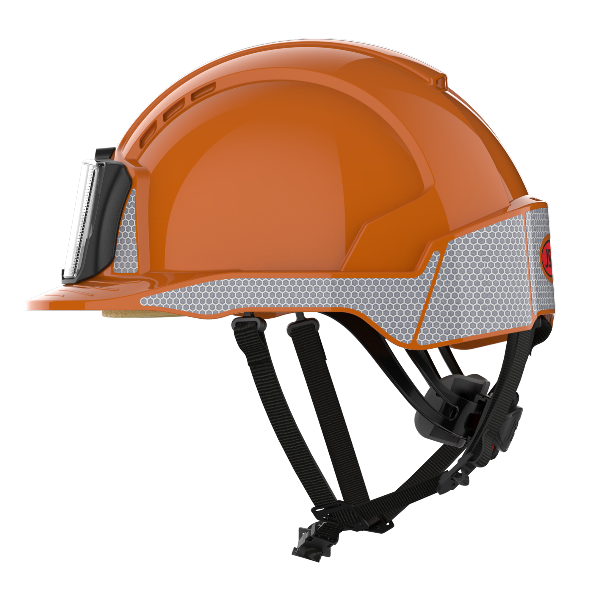 Casque de sécurité EVOLite® avec bandes réflechissante CR2 et porte ...