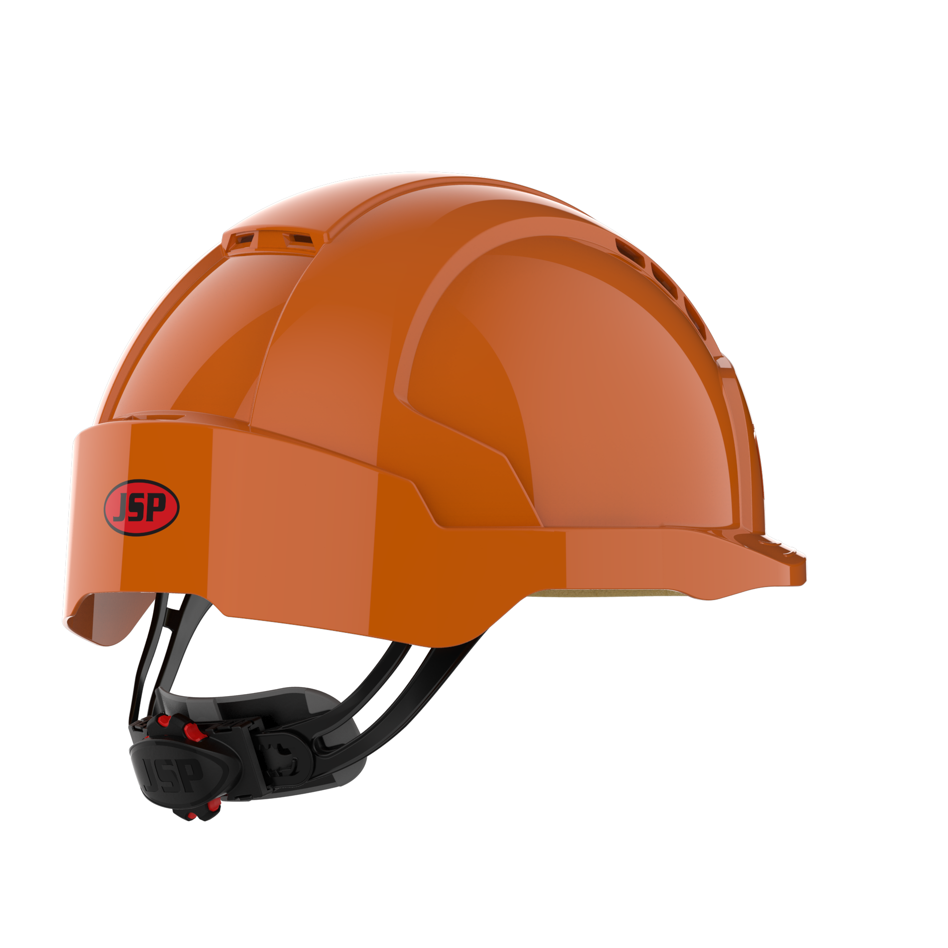 EVOLite® Safety Helmet - Micro Peak - Wheel Ratchet - Vented - Orange